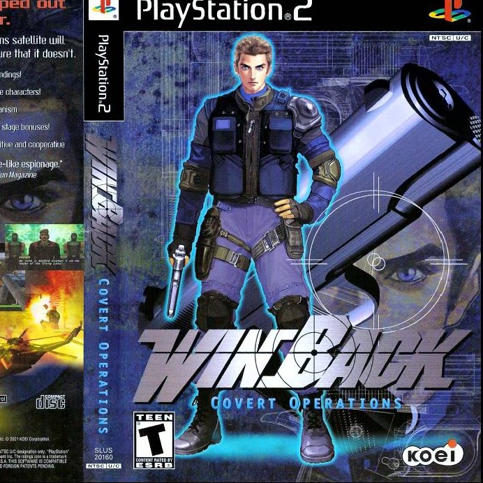 PS2 Game Disc winback Coverst operations (USA) | Shopee Malaysia