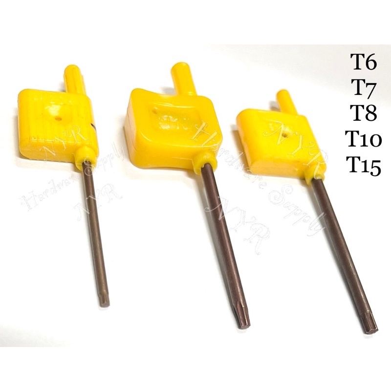 Torx Key T6 T7 T8 T10 T15 PRICE PER PC Star Key / Star Allen Key ...