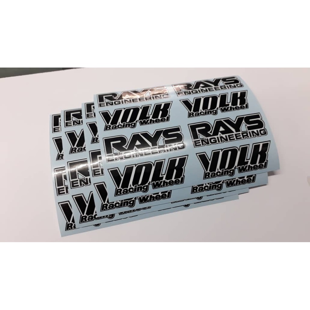 TE37 Volk Racing Sticker Ready Stock! | Shopee Malaysia