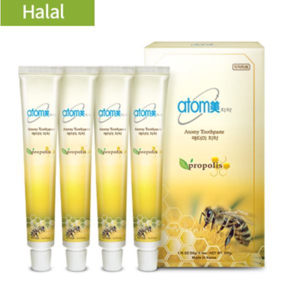 Atomy Toothpaste (set of 4, 50g each) - HALAL (READY STOCK) | Shopee ...