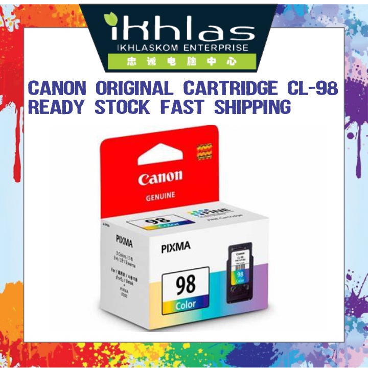 Canon CL-98 Color Ink Cartridge READY STOCK | Shopee Malaysia