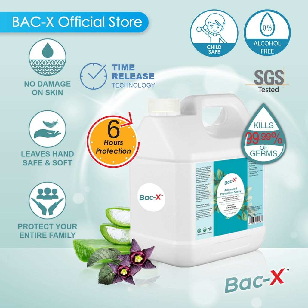 BAC-X ADVANCED PROTECTION SPRAY 1L [SAVE FOR KIDS] | Shopee Malaysia