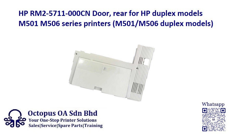 HP RM2-5711-000CN Door, rear for HP duplex models M501 M506 series ...