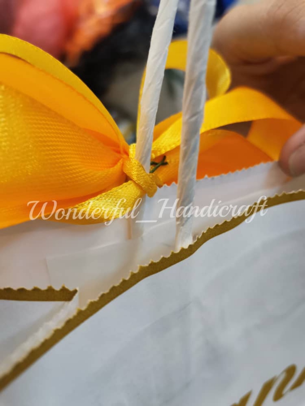 Ready-Made Ribbon Satin Colorful Ribbons hamper Ribbon Reben Hantaran ...