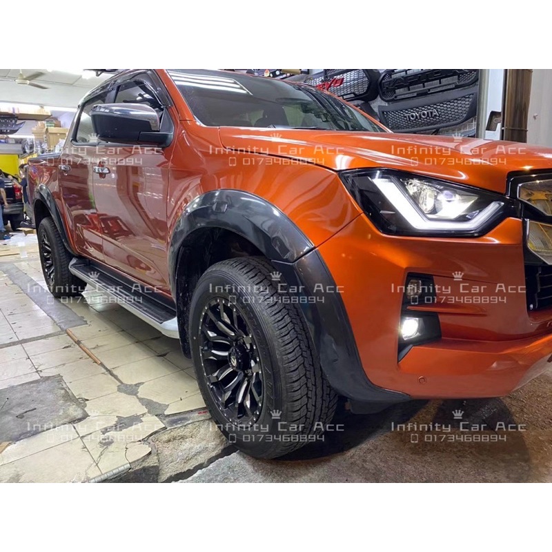 Isuzu D-Max Dmax 2021-2023 X-Terrain Style Grey Fender Arch Fender ...