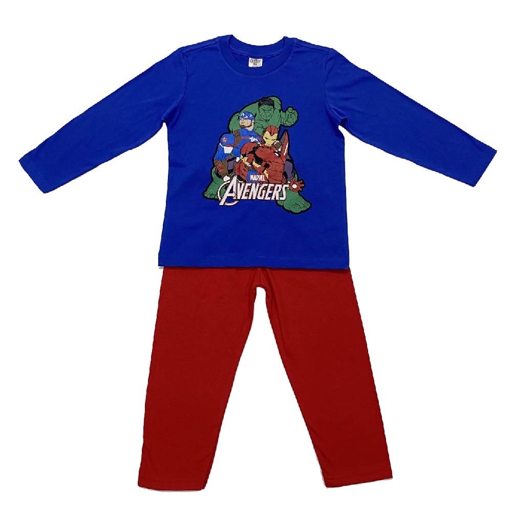 MARVEL AVENGER CHILD BOY PYJAMAS SET RN LS/LP (AVENGERS) - AV11210457 ...