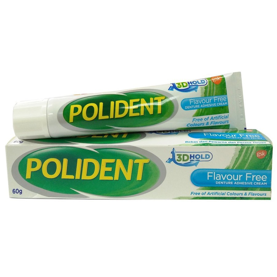 POLIDENT FLAVOUR FREE ( 60G ) | Shopee Malaysia