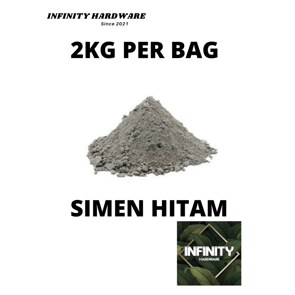 ( 1KG/2 KG ) Cement Concrete : Simen Hitam Ikat Bata / Buat Lantai 建筑洋灰 ...