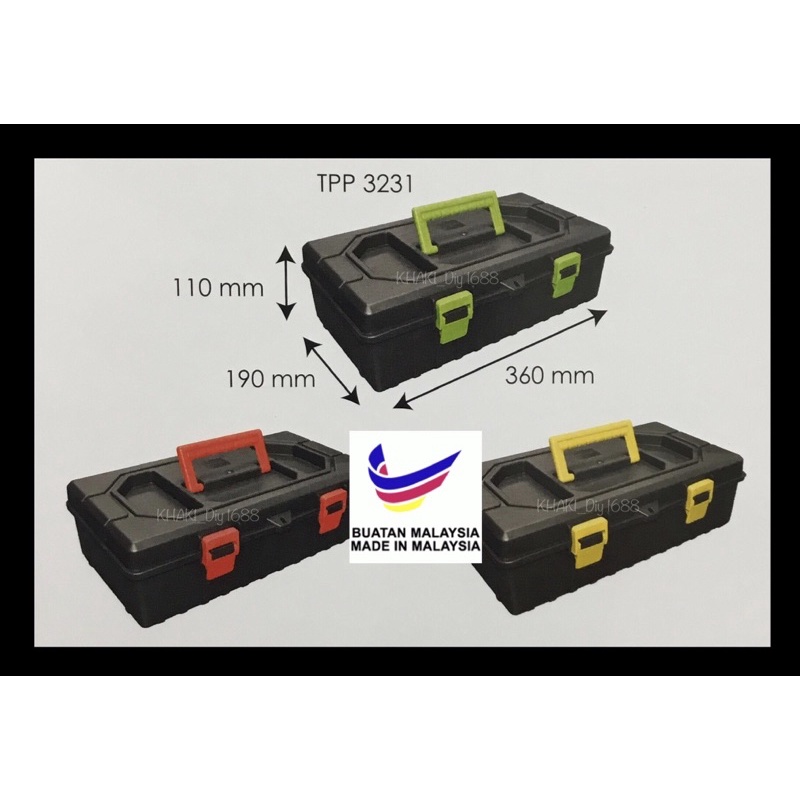 KK 15 Inch TP3231 Quality Plastic Tool box, Hardware Storage Box Pvc ...