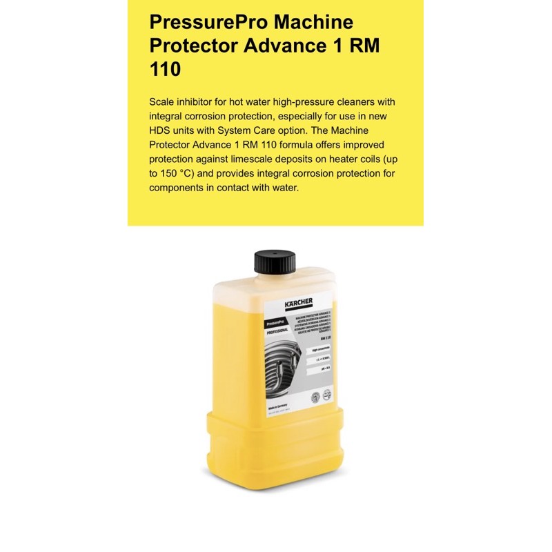 Karcher pressure pro machine protector advance 1 RM110 6.295-625.0 ...