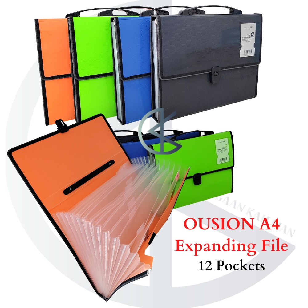 KOBEST Expanding File A4 Size / OUSION Expanding Folder Document ...