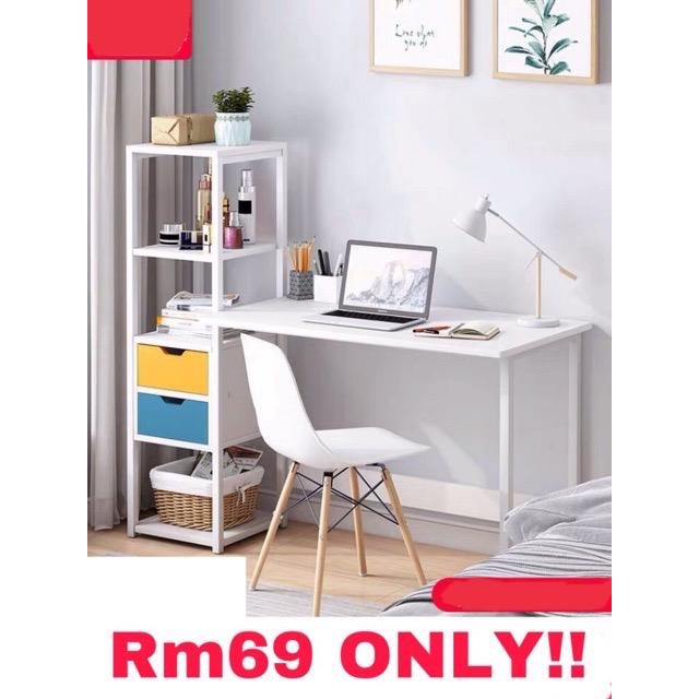 STUDY TABLE COMPUTER TABLE OFFICE DESK MEJA KOMPUTER GAMING DESK TABLE ...