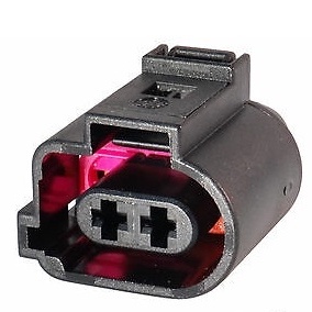 SOCKET HOUSING - 2 PIN FOR AUDI A4 A5 A6 A7 A8 Q3 Q5 VW EOS BEETLE GOLF ...