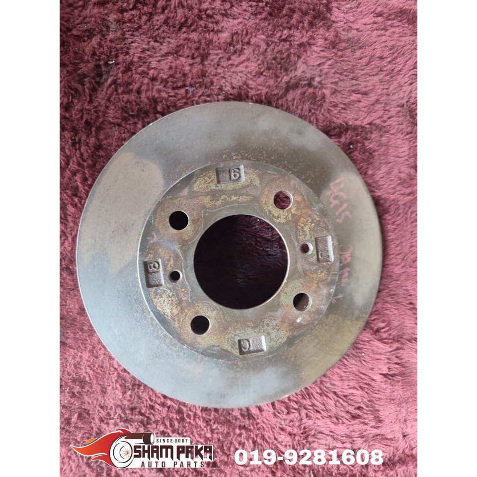 Front Rotor Disc Brake Wira Satria 1.3 1.5 (single layer) | Shopee Malaysia