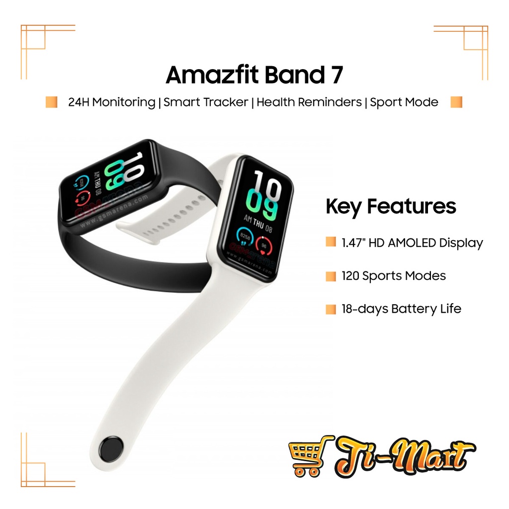 [LATEST] Amazfit Band 7 Smart Band Smartwatch [24H Monitoring | Smart ...