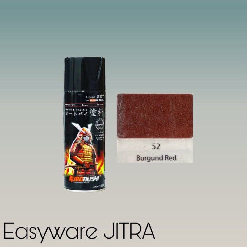 SAMURAI #52 METALLIC BURGUND RED Spray Paint 400ML ( SAMURAI PAINT ...