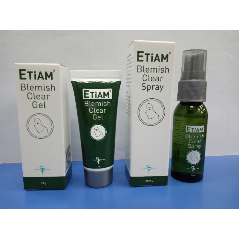 Etiam Blemish Gel/Spray/Cleanser [EXP:03/25-01/26] | Shopee Malaysia