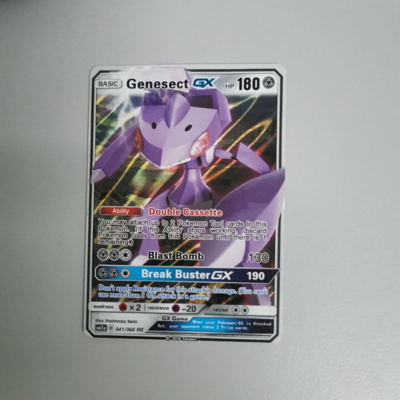 POKEMON TRADING CARD GENESECT GX | Shopee Malaysia