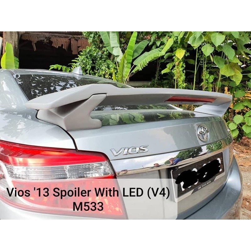 Toyota vios ncp150 thailand trd v4 rear boot trunk spoiler wing 2013 ...