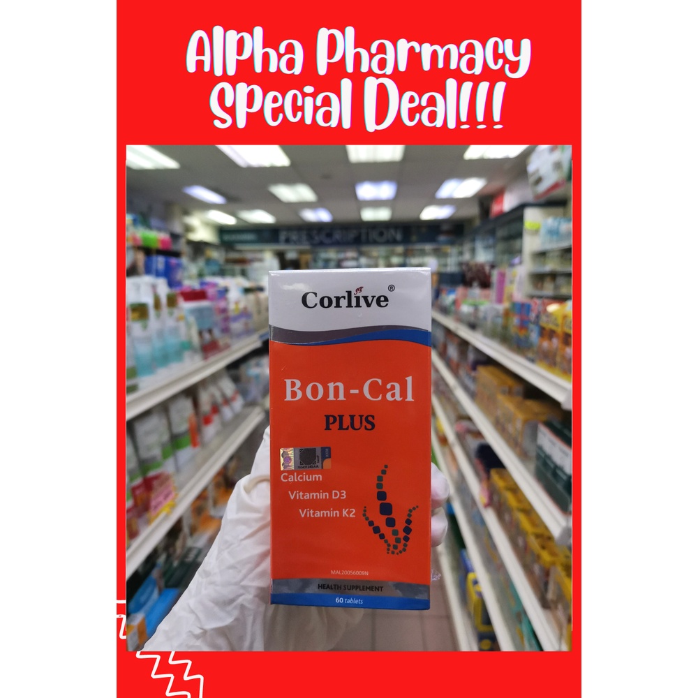 Corlive BonCal Plus 60s Chewable/Easy Dissolve Tablet | Ready Stock ...