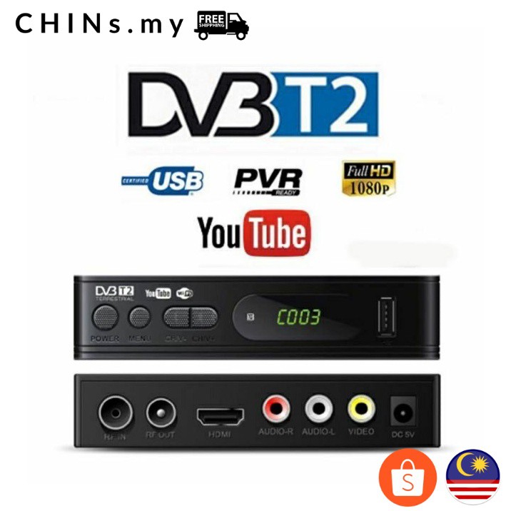Digital TV Decoder DTTV HDTV HD Box Player SIRIM & MCMC Certified ...