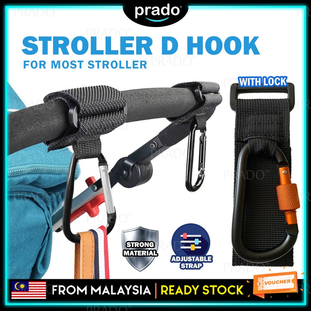 PRADO Baby Stroller Hook Hanging Strap 360° Degree Rotatable Baby ...