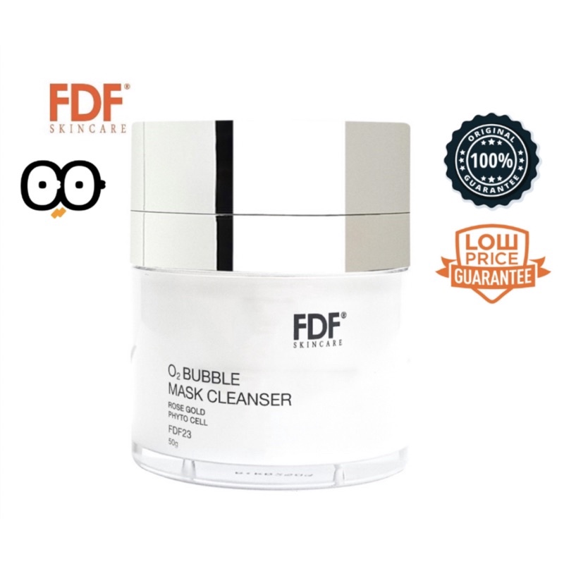 FDF Skincare O2 Bubble Mask Cleanser Rose Gold Phyto Cell (50G ...