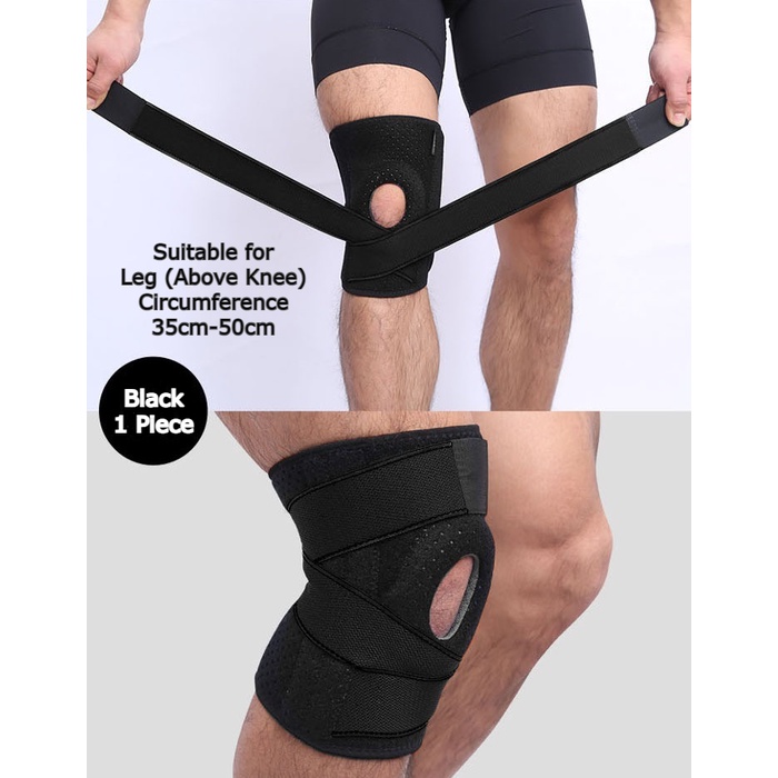 SKED Aolikes Knee Brace Guard (1Pc) Knee Pad + 4 Springs + 2 Straps ...