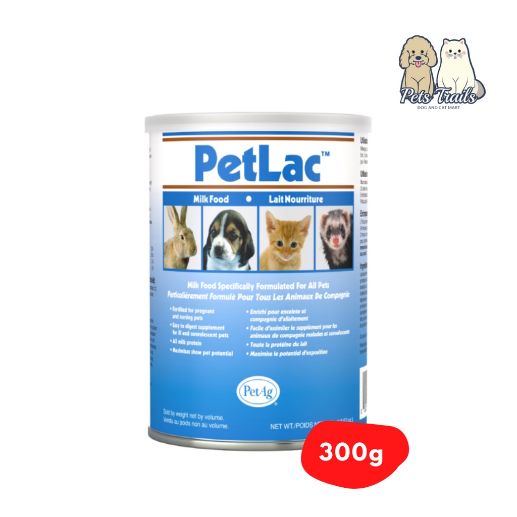 #1 PetAg Petlac Milk Powder 300g for all Kittens, Puppy, and Small ...