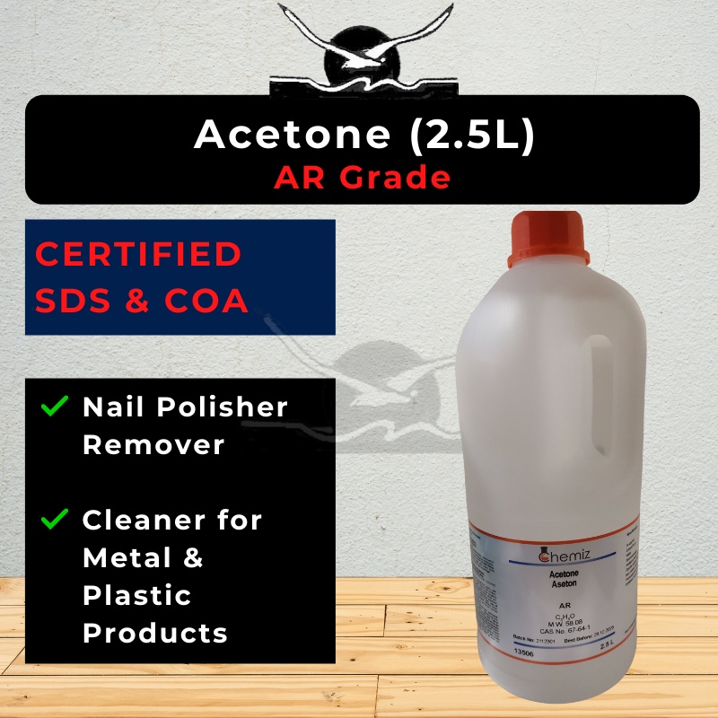 Acetone 99.9% for Lab Industry F&B Super Glue Paint Gel Nail Polish ...