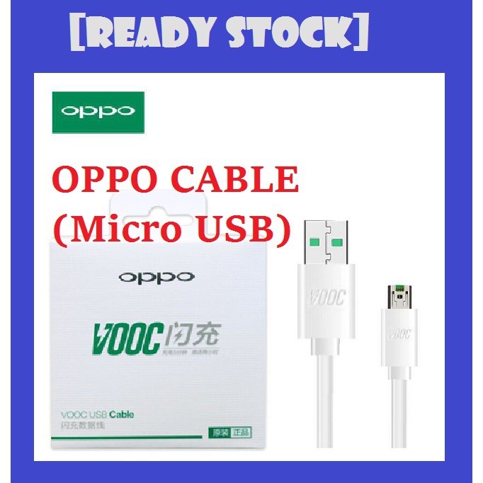 VOOC Fast Charging Oppo Cable (Micro USB) | Shopee Malaysia