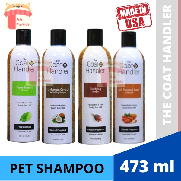 The Coat Handler Pet Shampoo & Conditioner For Cats & Dogs 473ml ...