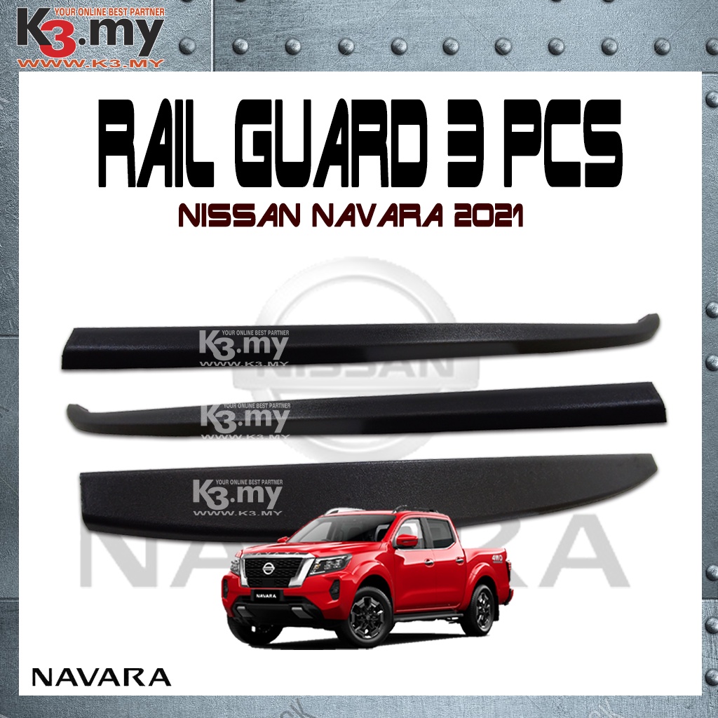 Nissan Navara 2021-2024 Rail Guard Cover Protector (3 pcs/set) | Shopee ...