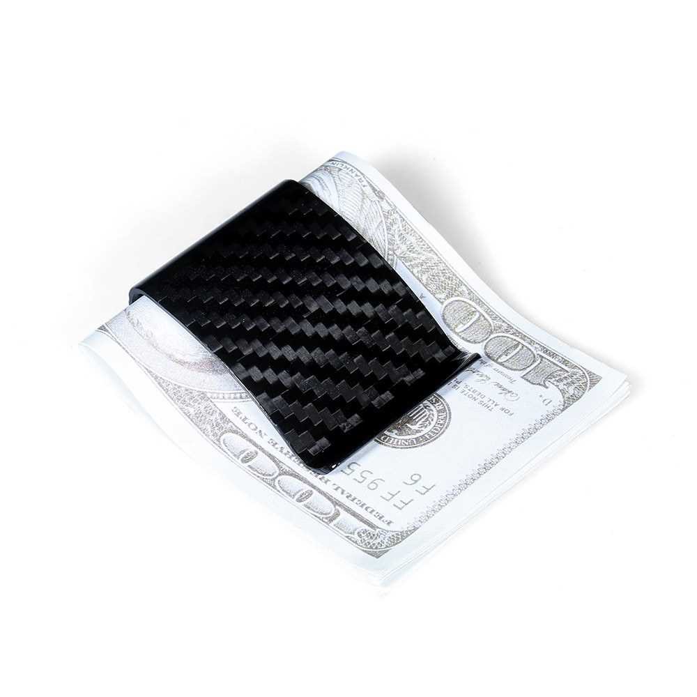Carbon Fiber Money Clip Classic Design Credit Card Holder Super ...