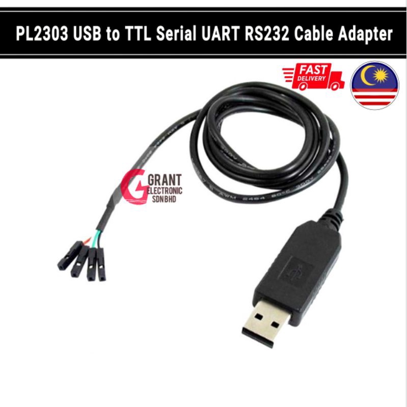 PL2303 USB to TTL Serial UART RS232 Cable Adapter | Shopee Malaysia