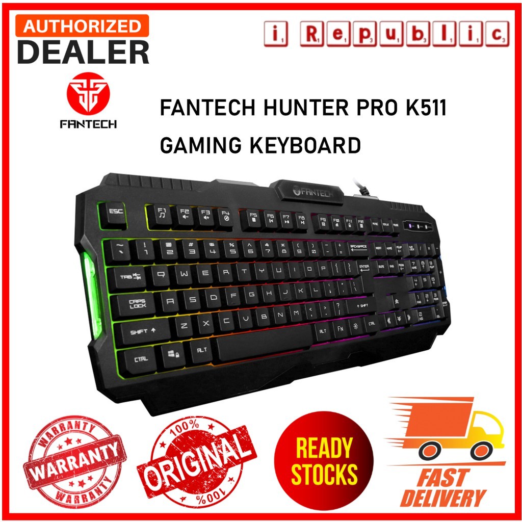 KEYBOARD FANTECH HUNTER PRO K511 GAMING | Shopee Malaysia