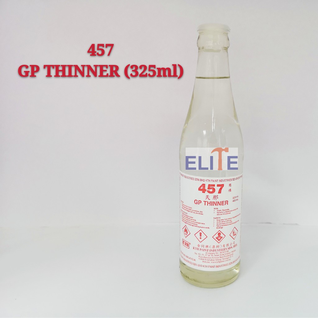 KTH 457 GP Thinner / Paint Thinner / Minyak Tina (325ml) | Shopee Malaysia