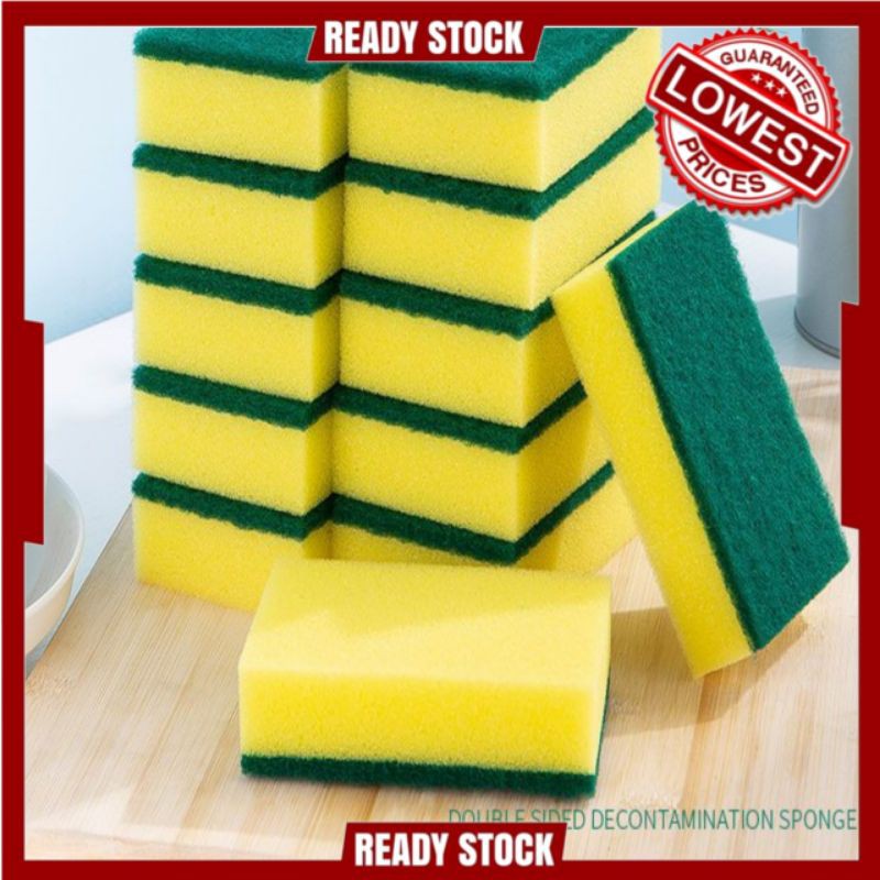 Double Sided Cleaning Sponge Viral (Ready Stock) | Shopee Malaysia