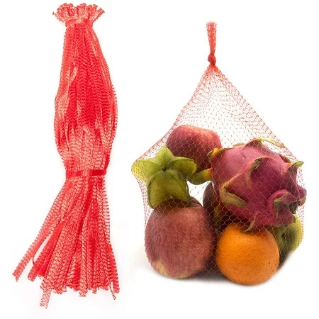 Nylon Mesh Fruit Net Bag / Supermarket Fruit Net Bag / Fruit Pacing ...