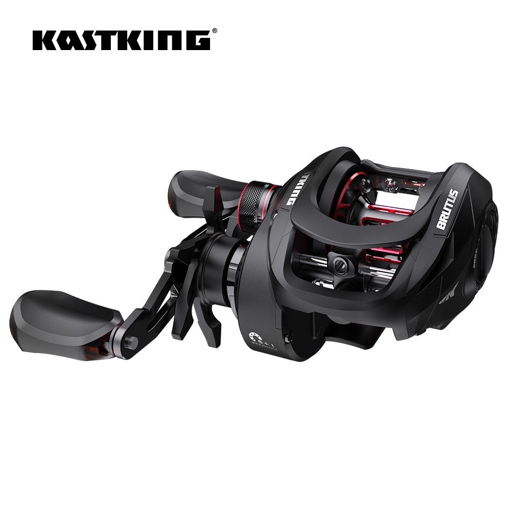 KastKing Brutus Baitcasting Right Left Hand Fishing Reel 7.2:1 210g Graphite Frame Baitcasting ...