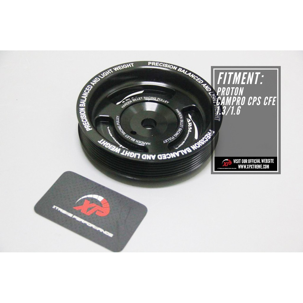 ARAI CRANK PULLEY PROTON CAMPRO CPS CFE 1.31.6 BLACK | Shopee Malaysia