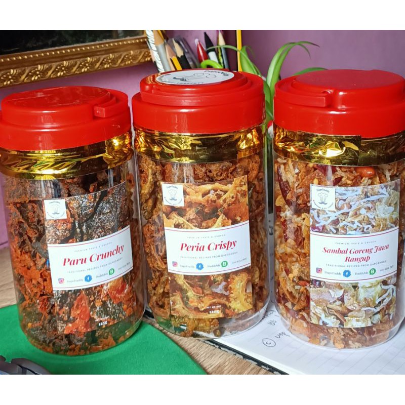 🔥COMBO🔥3 In 1, PARU CRISPY, PERIA CRUNCHY, SAMBAL GORENG JAWA..Berbaloi ...