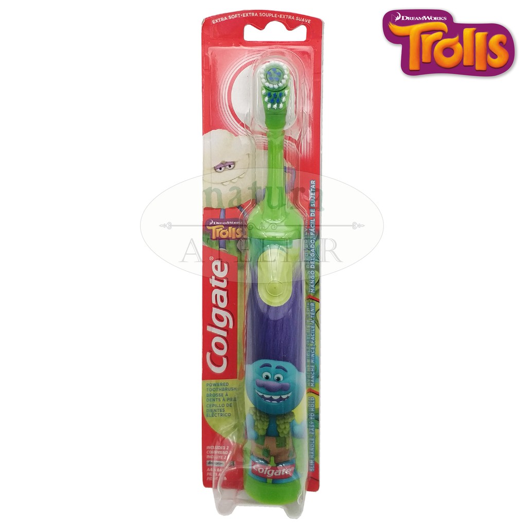 Colgate Battery Electric Kids Toothbrush, Minions / Batman / Trolls ...