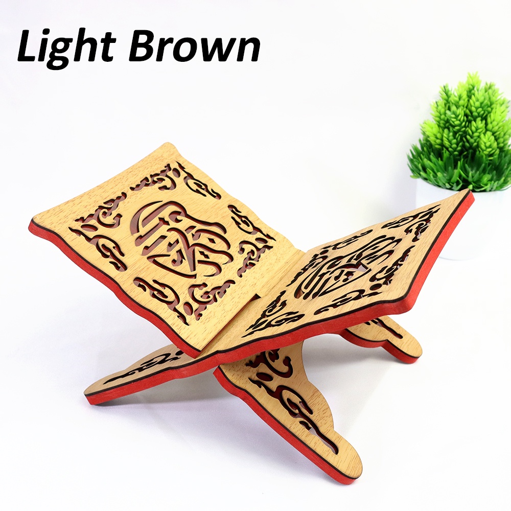 VC Art Islamic Reading Wooden Rack Modern Design / Rehal Papan Kayu Al ...