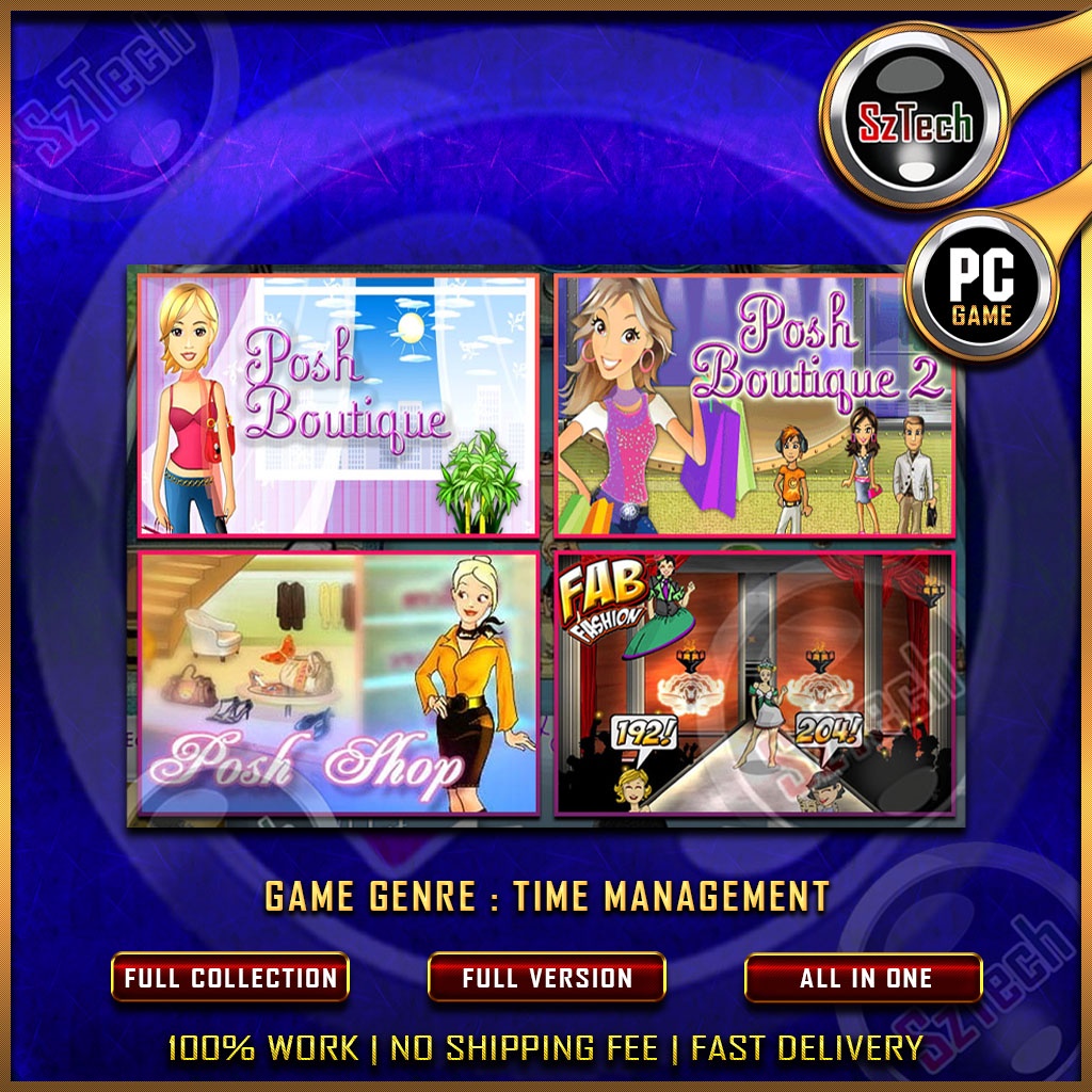 Posh Boutique | Posh Shop | Fab Fashion [PC GAME] 🔥 [ DIGITAL DOWNLOAD] 🔥Classic Games🔥Time ...