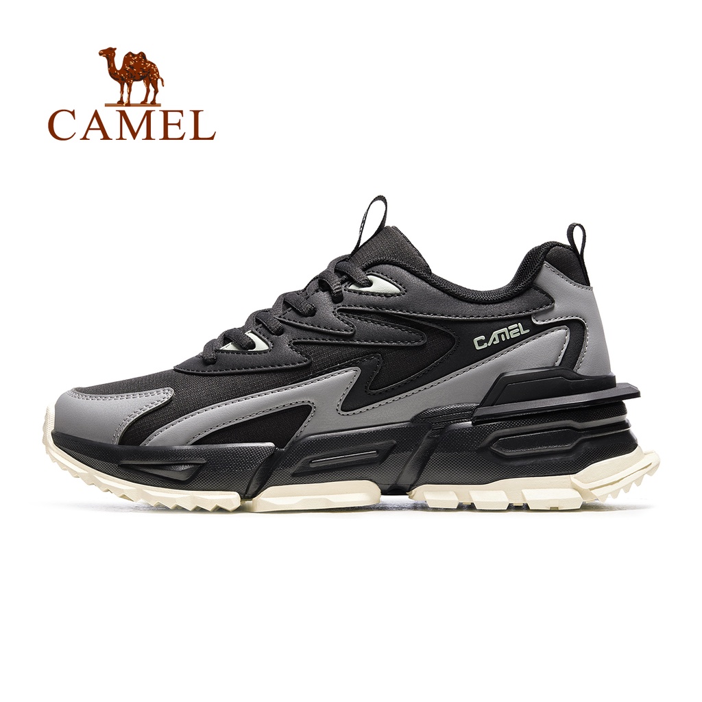 CAMEL sneakers men's casual non-slip height-increasing shoes | Shopee ...