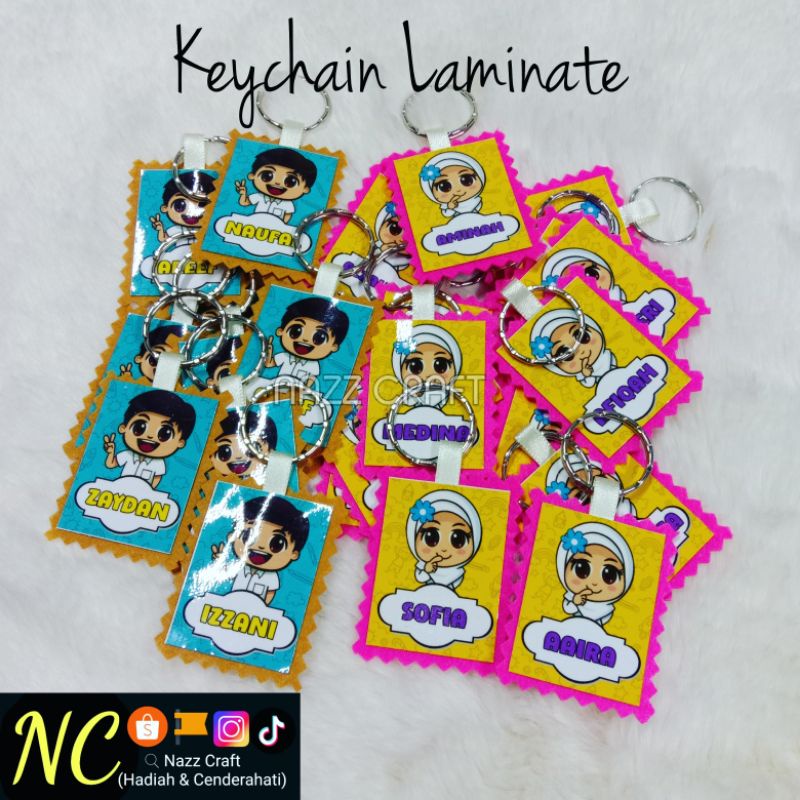 Hadiah Keychain Nama Murid | Shopee Malaysia