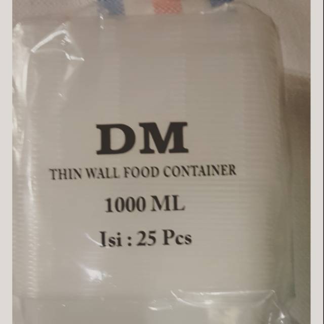 Thinwall box 1000 ml DM contains 25 pcs | Shopee Malaysia