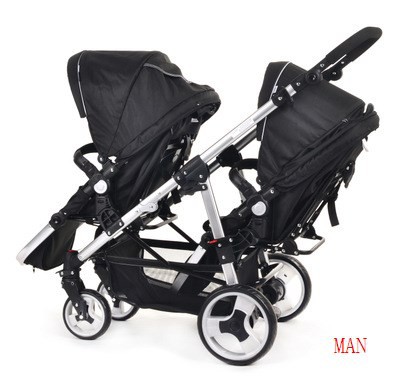 Kereta Bayi Brand Twins Baby Stroller Multifunctional Twin Baby ...