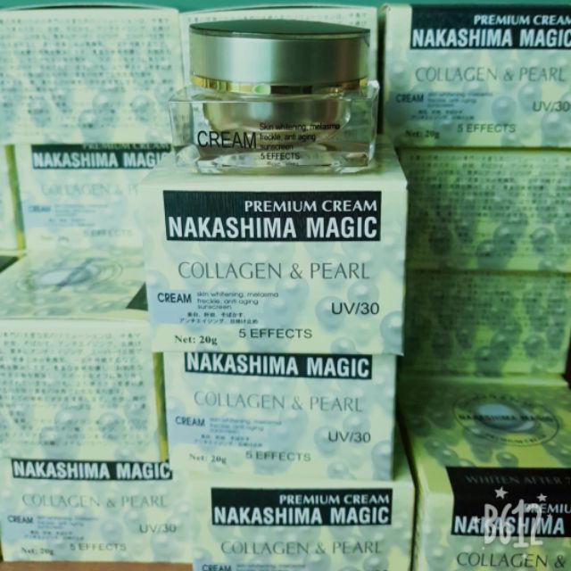 Nakashima Magic face cream 5 effects | Shopee Malaysia